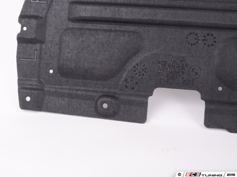Genuine BMW - 51757276181 - UNDERBODY PANELING, (51-75-7-276-181)
