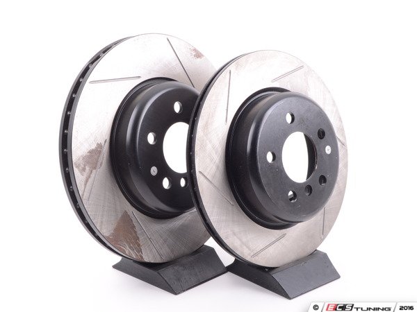 StopTech - 34116775277GS - Gas-Slotted Brake Rotors - Front