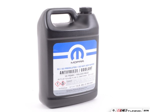 Mopar - 68051212AC - 50/50 Coolant / Antifreeze - 1 Gallon (3.78 Liters)