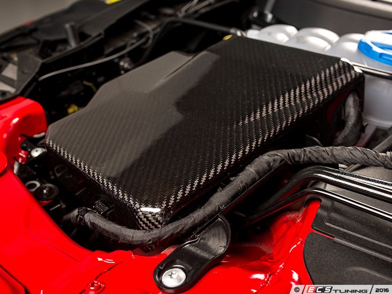 ECS - 019468ECS01A - Carbon Fiber ECU Cover - Audi B9 A4/A5