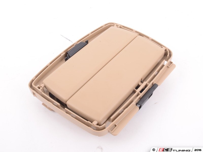 Genuine BMW - 52209120257 - Rear cup holder - Beige (52-20-9-120-257)