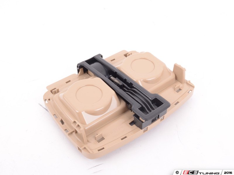 Genuine BMW - 52209120257 - Rear cup holder - Beige (52-20-9-120-257)