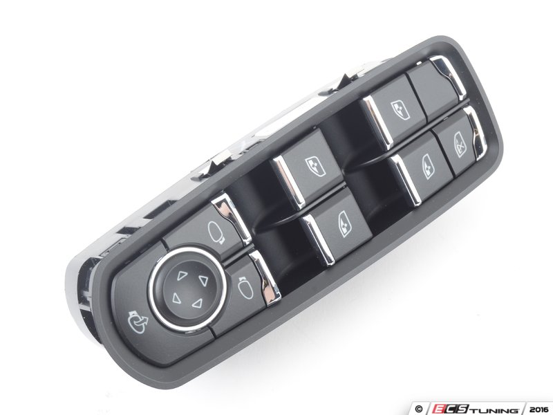 Genuine Porsche - 95861315603DML - Power Window Switch - Matte Black ...