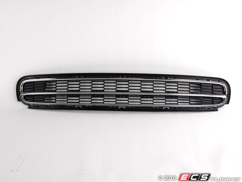 Genuine MINI - 51112755463 - Bumper Lower Grille Black With Chrome ...