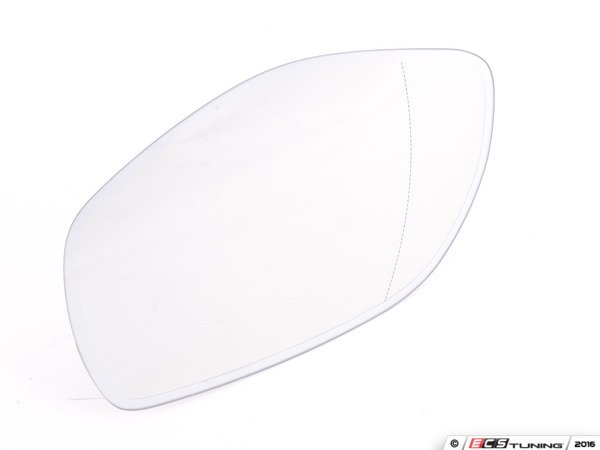 Genuine Porsche - 95573104504 - Heated Door Mirror Glass - Aspherical
