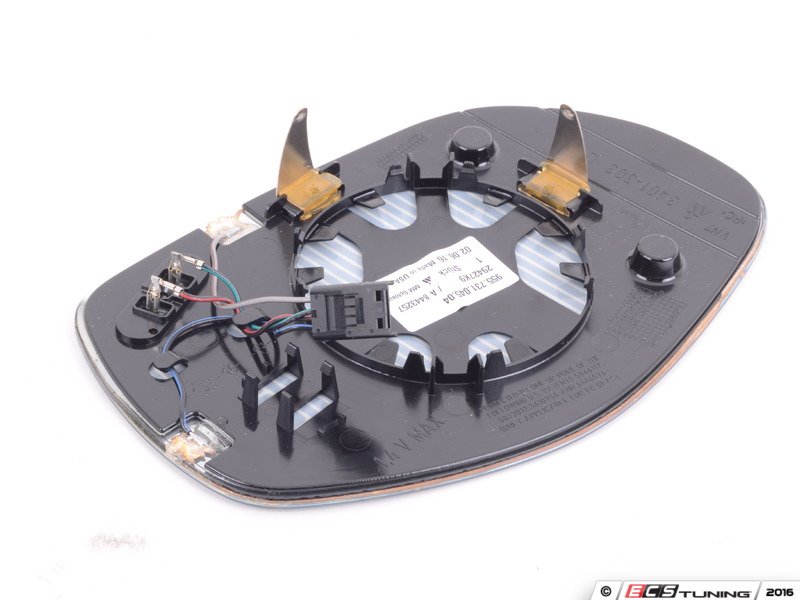 Genuine Porsche - 95573104504 - Heated Door Mirror Glass - Aspherical