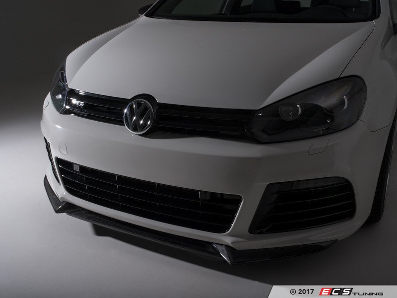 VW MK6 Golf R Carbon Fiber Front Valance Splitter