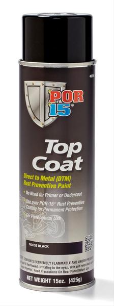 POR-15 - POR45918 - POR-15 Top Coat Chassis Black 14 Oz Spray