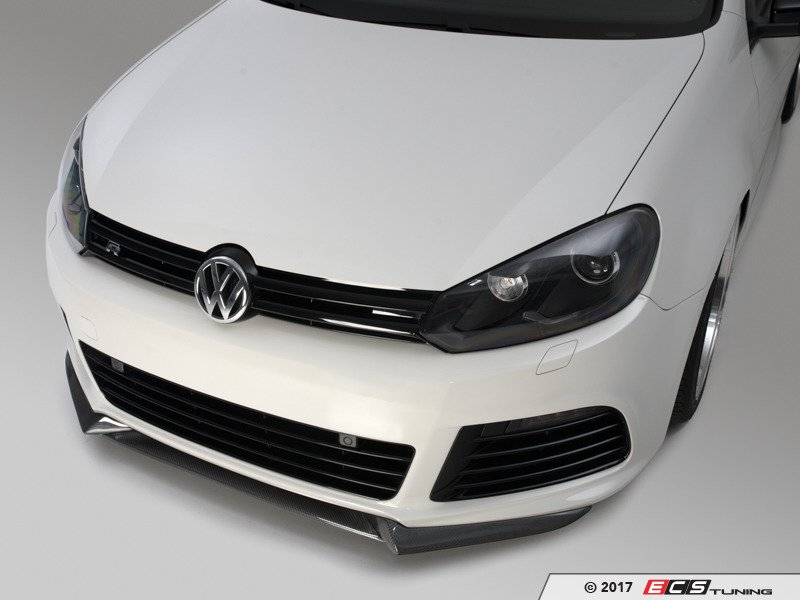 VW MK6 Golf R Carbon Fiber Front Valance Splitter