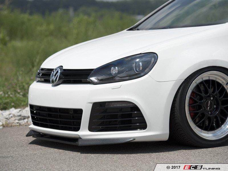 VW MK6 Golf R Carbon Fiber Front Valance Splitter