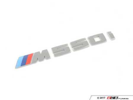 Genuine BMW - 51148072369 - Model Emblem - M550I (51-14-8-072-369)