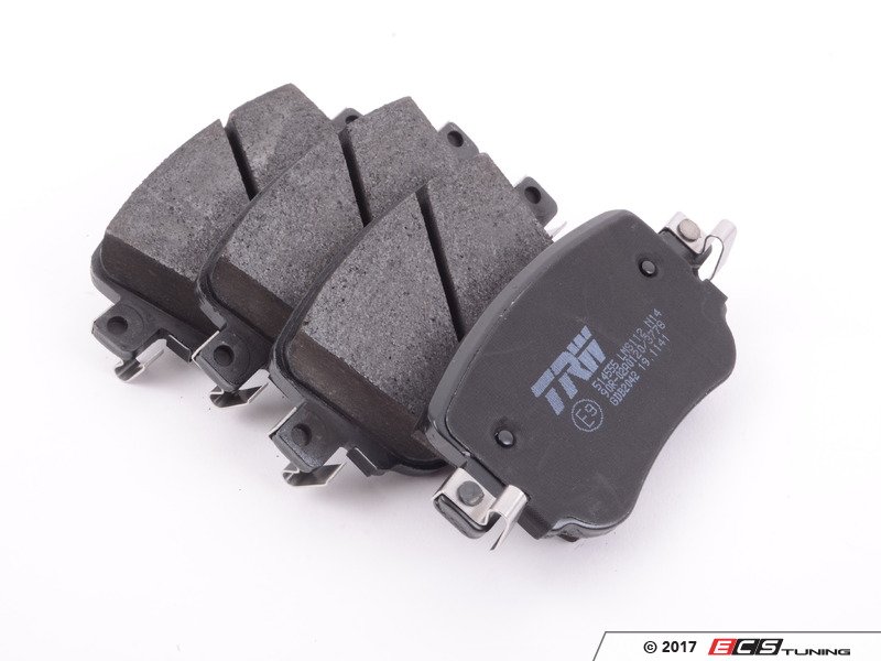 TRW - 5Q0698451B - TRW Ultra Low-Metallic Rear Brake Pad Set