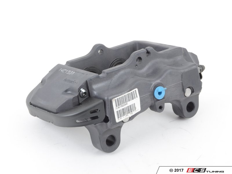 Genuine Porsche - 95535242232 - Rear Brake Caliper - Black Anodized