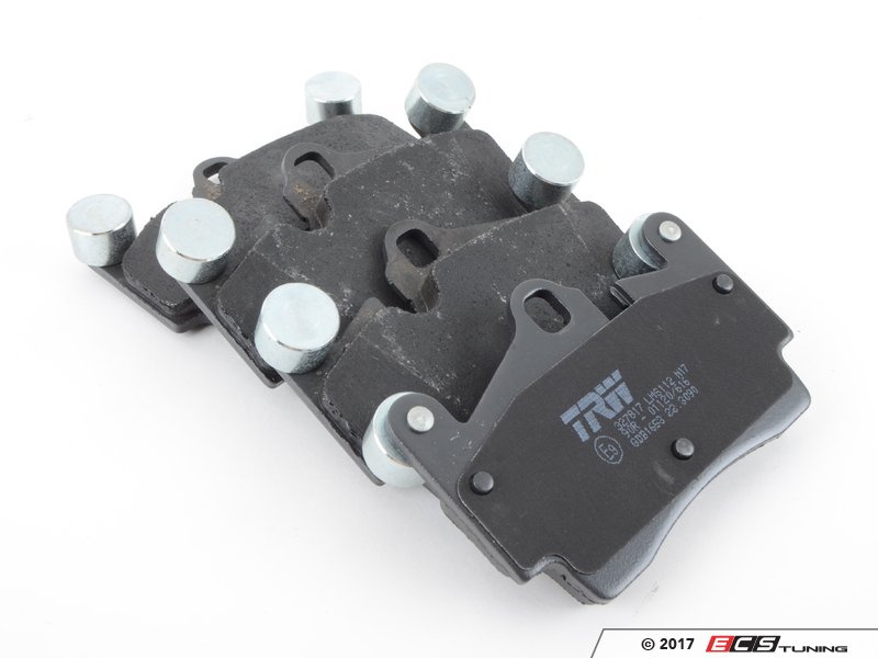 TRW - 7L0698451A - TRW Ultra Low-Metallic Rear Brake Pad Set