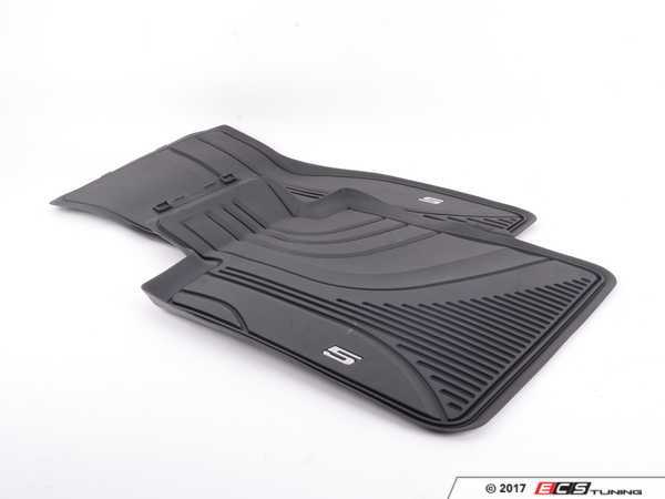 Genuine BMW - 51472414218 - Front rubber floor mats - Black (51-47-2 ...