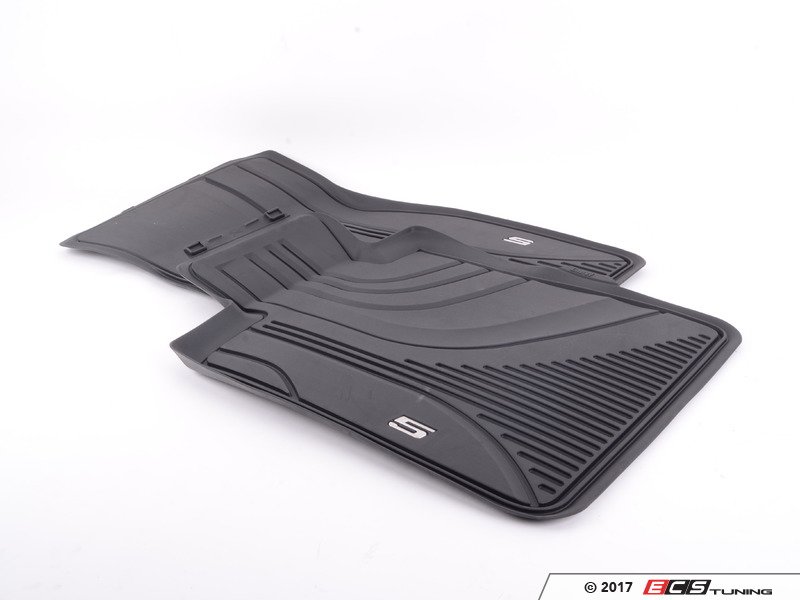 Genuine BMW - 51472414218 - Front rubber floor mats - Black (51-47-2 ...