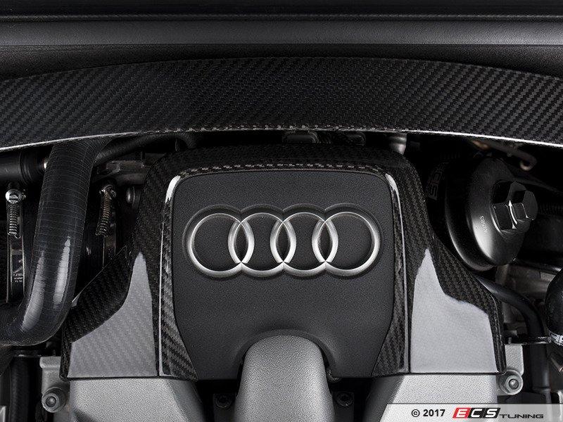 ECS - 008049ecs01KT - Carbon Fiber Strut Tower Brace - Audi B8 A4/A5/S4/S5