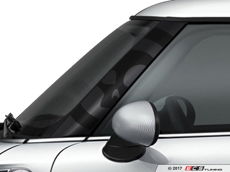 Go Badges - GG0063 - MINI COOPER A-Pillar - Skull Matte Black Set - (NO ...