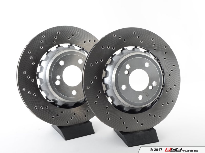 Genuine BMW - 34212284811KT - Rear Brake Rotors - Pair