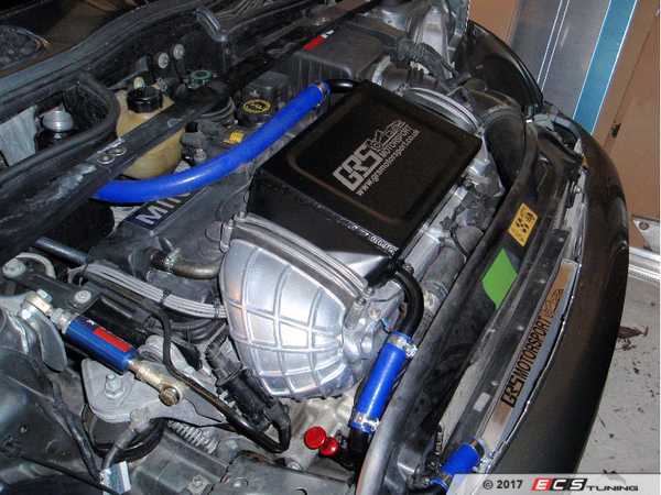 GRS Motorsport - GRS2BLK - MINI Cooper S R53 Mk2 Charge Cooler - Black Hose