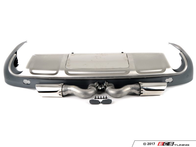 Genuine Volkswagen Audi - 4L0071055B - Rear Valance With Stainless ...